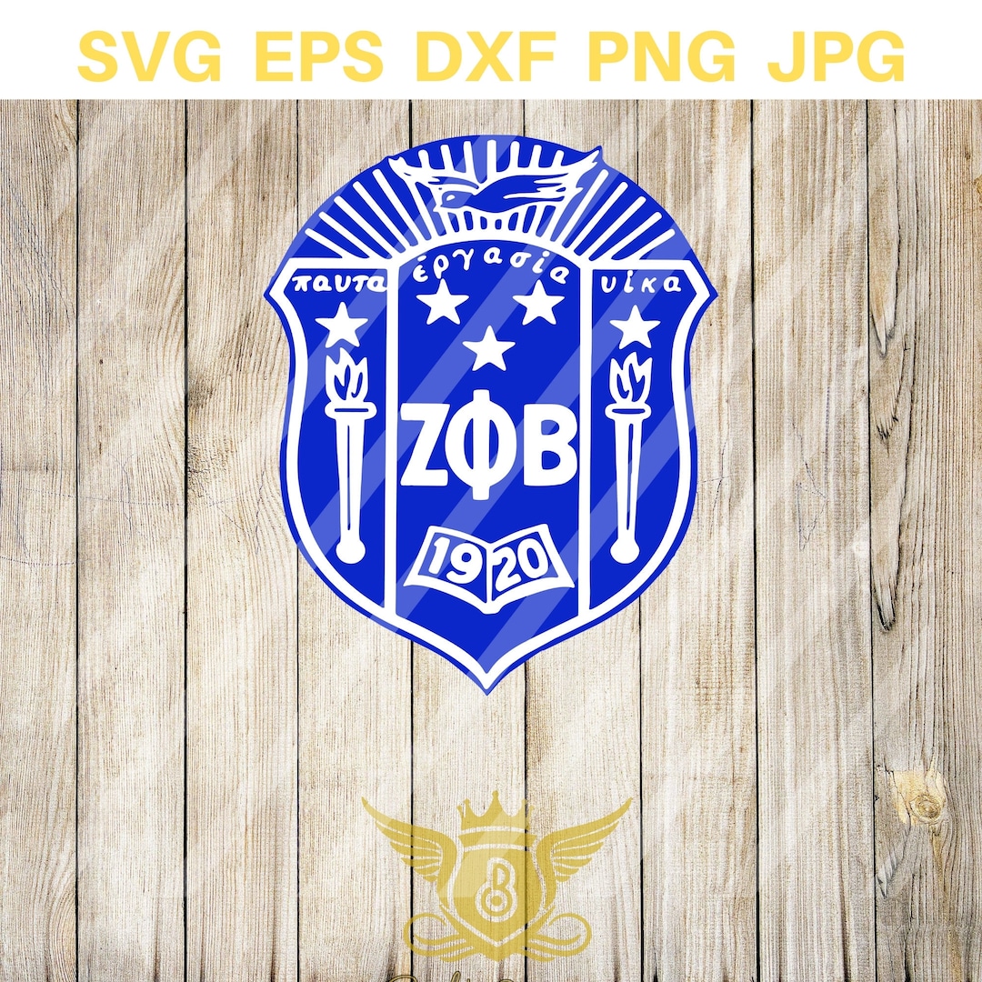 Zeta Phi Beta SVG, Shield Svg, Dove Svg, Phi Beta Sigma Instant ...