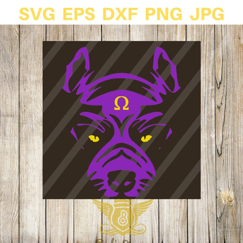 Omega Owt Dog SVG Que Dog Svg Omega Dawg Psi Phi Svg - Etsy
