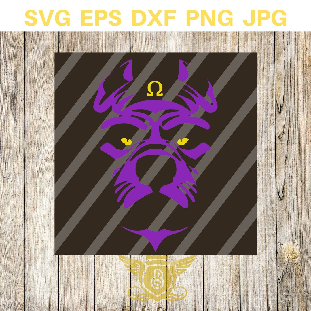 Purple Dog Omega SVG, Que Dog Svg, Omega, Dawg, Psi Phi Svg, Shield SVG ...