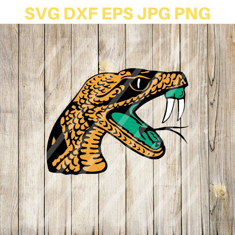 Rattlers SVG, University Svg, Logo, FAMU, Florida A & M HBCU, Instant ...