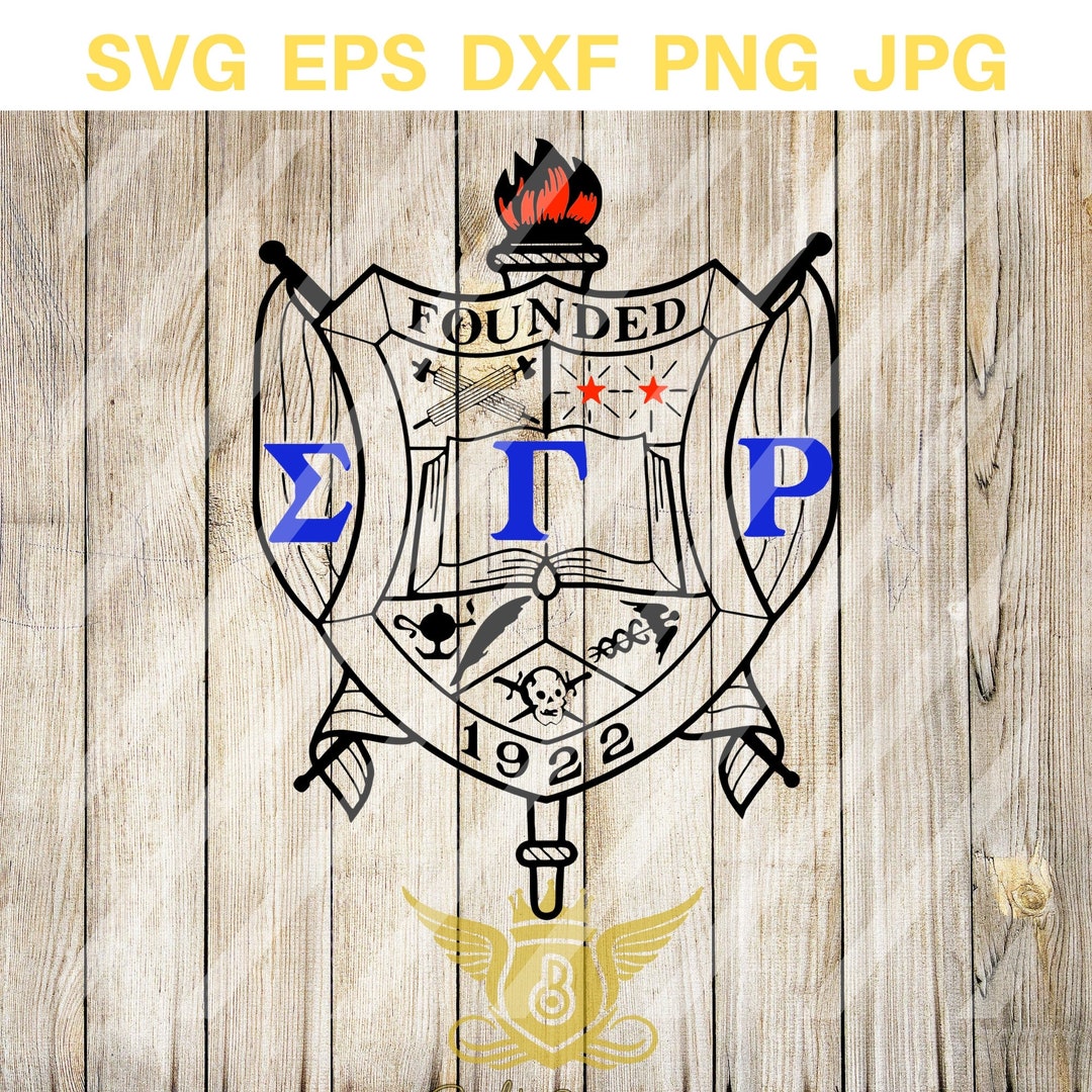 Sigma Gamma Rho SVG, Shield Svg, Poodle Svg, Instant Download - Eps ...