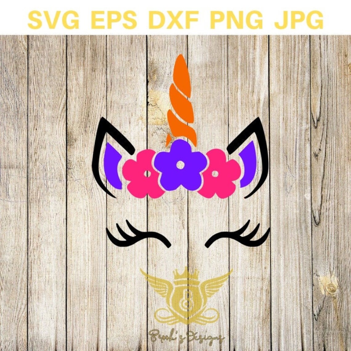 Unicorn Face SVG Unicorn Unicorn svg instant download | Etsy