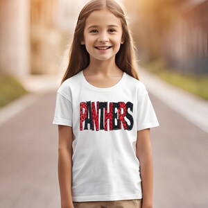 Red and Black Panthers PNG for T-shirts, Crafts, DTF, Sublimation, Eco ...