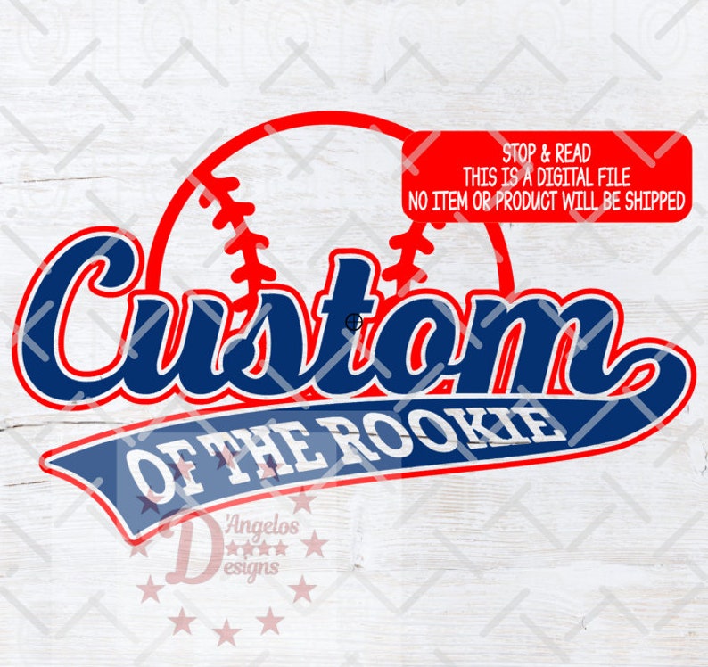 Customizable Rookie of the Year SVG, Rookie, First Birthday, Digital ...