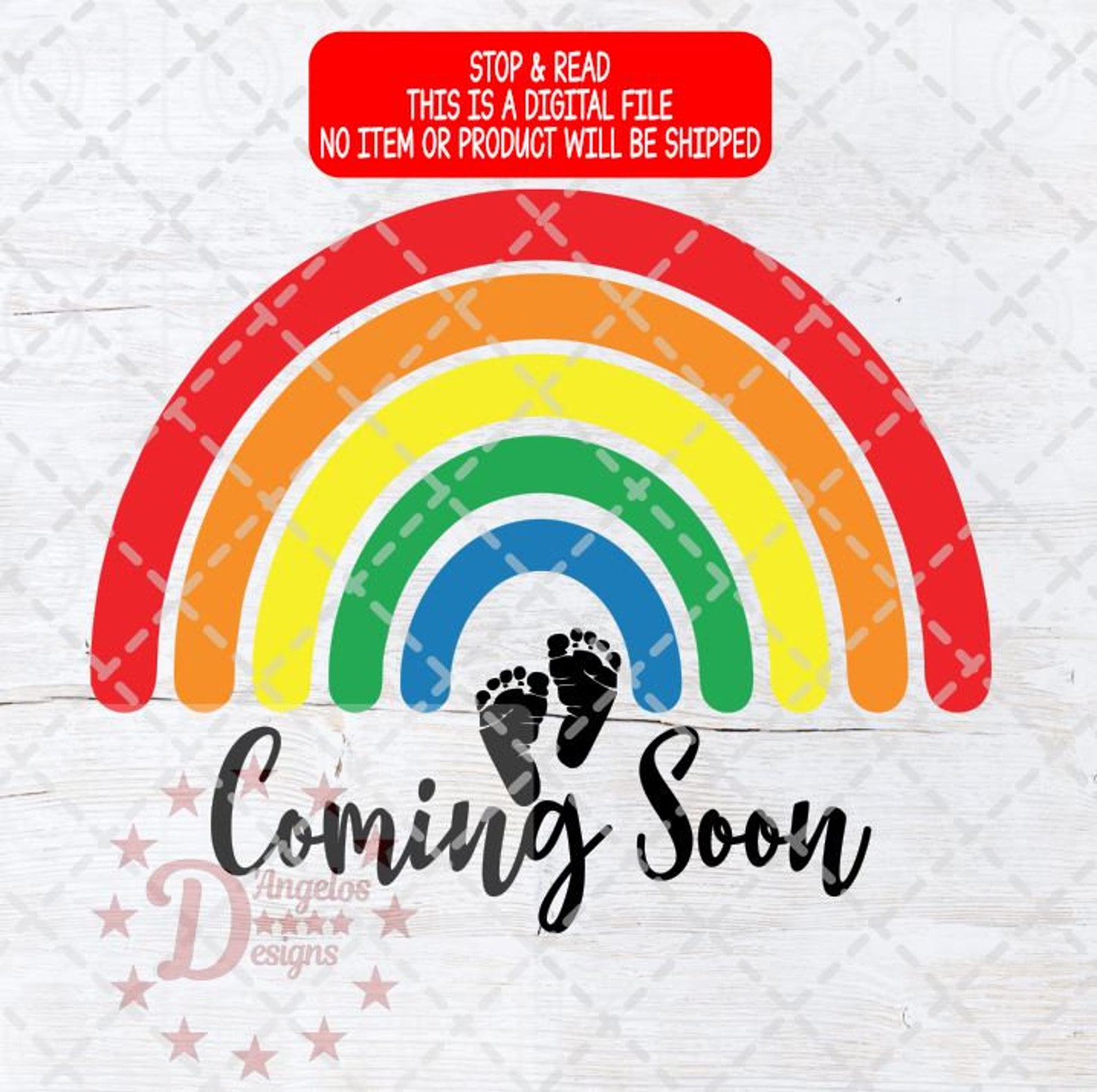 Rainbow Baby SVG, Coming Soon Svg, Newborn Svg, Baby Svg, Newborn Baby ...