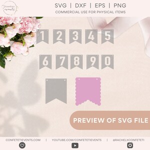 Alphabet SVG - Banner SVG - Paper Flower Banner SVG - Rolled Paper ...