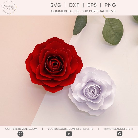 Mini Paper Flower SVG Paper Flower SVG for Cricut Makes - Etsy UK