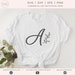 Letter SVG Alphabet SVG Monogram SVG Leaf Svg Cricut & Glowforge Cut ...