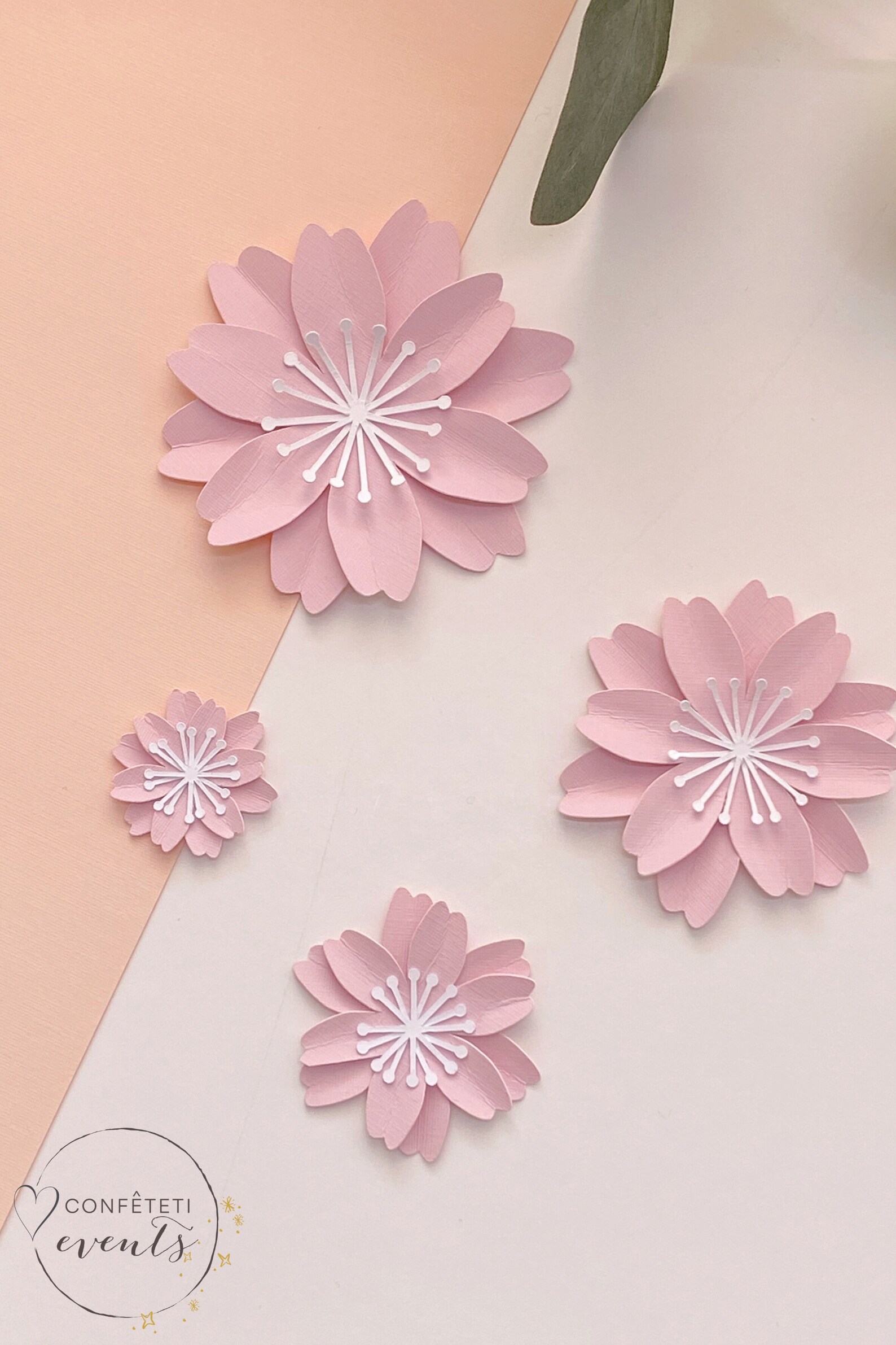 Mini Paper Flower SVG Paper Flower SVG for Cricut Makes - Etsy