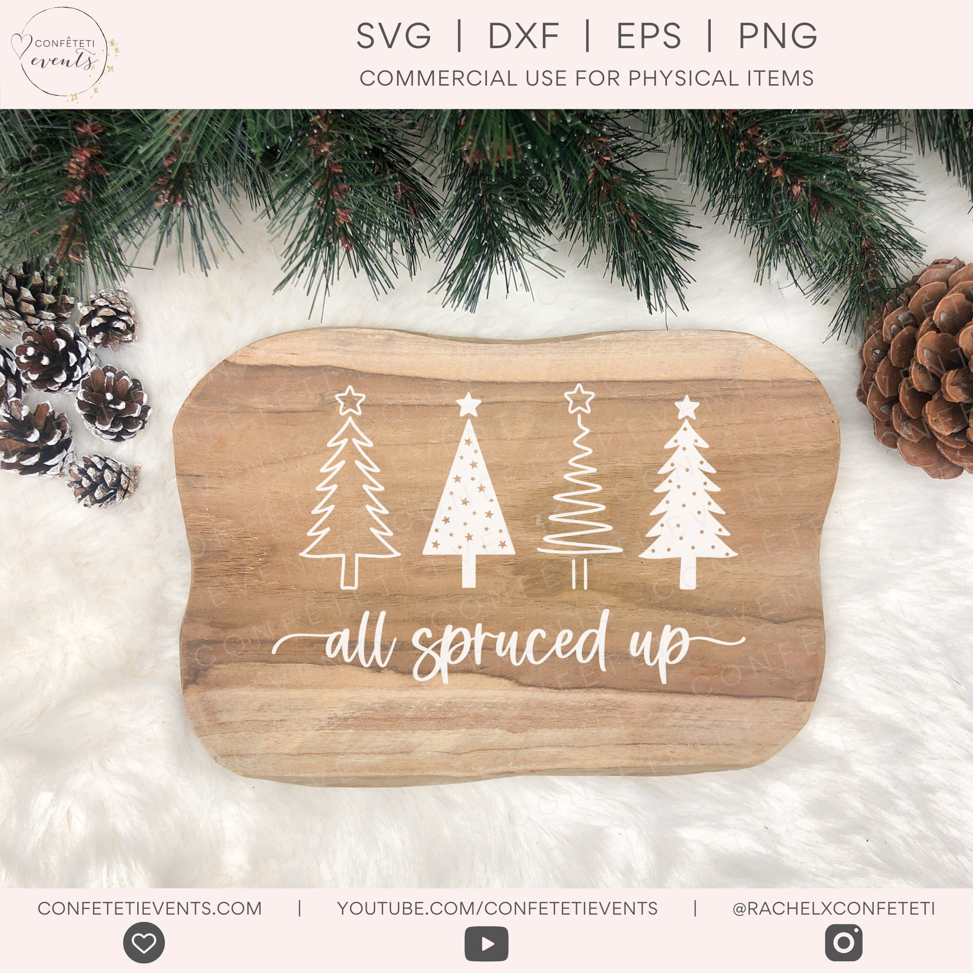 Christmas SVG Christmas Tree SVG Tis the Season SVG - Etsy