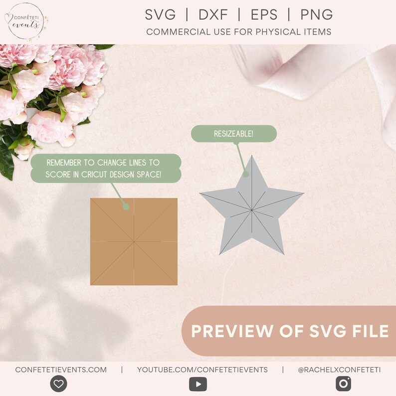 Paper Star SVG Christmas Star SVG Christmas SVG Cricut - Etsy UK