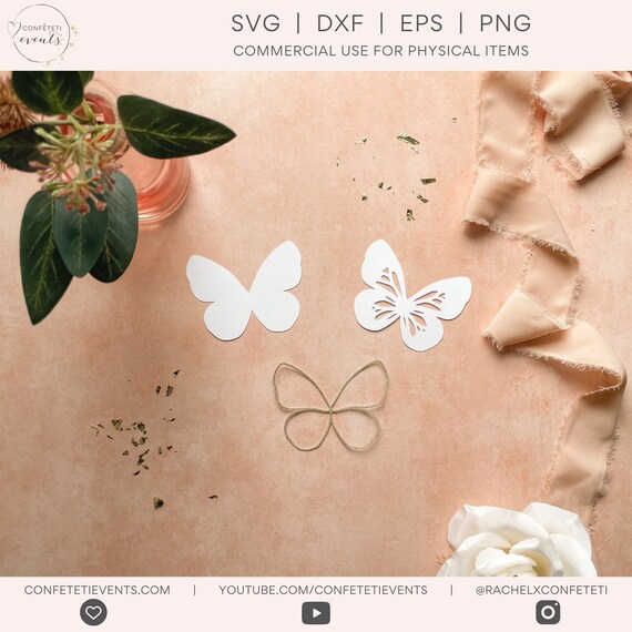 Butterfly SVG Butterfly SVG Bundle Spring Cut File - Etsy