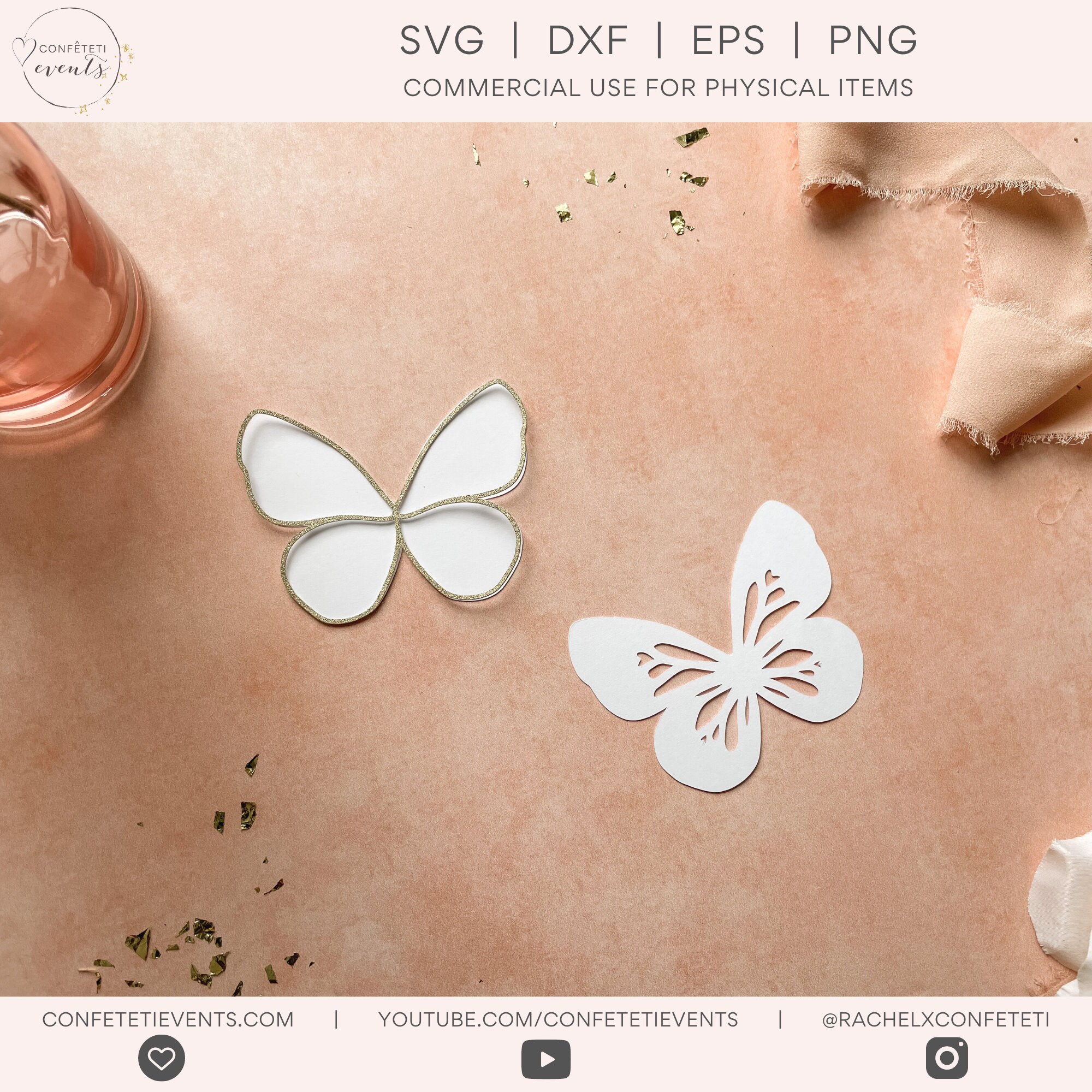 Butterfly SVG Butterfly SVG Bundle Spring Cut File - Etsy