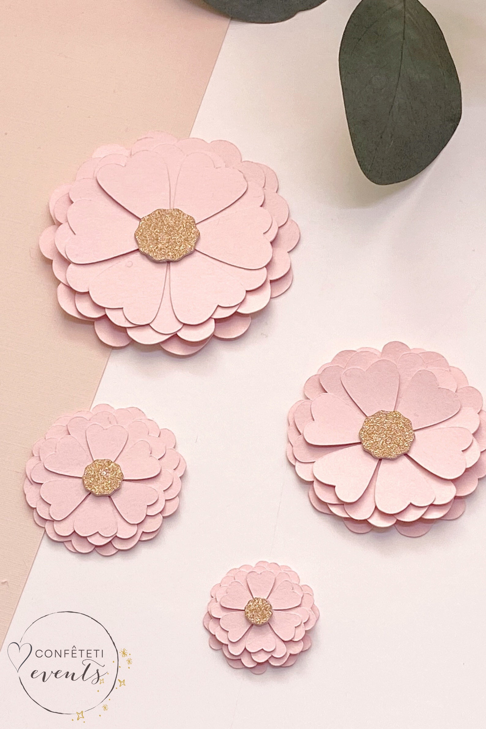 Mini Paper Flower SVG - Paper Flower SVG for Cricut - Makes 1-3 ...