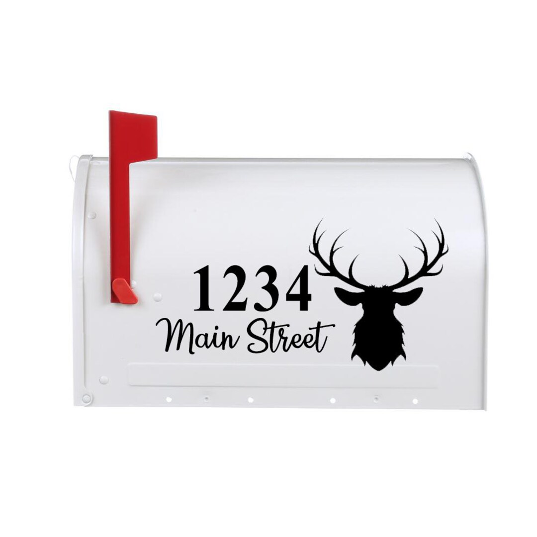 Elk Vinyl Decal Stickers for Mailbox - Etsy