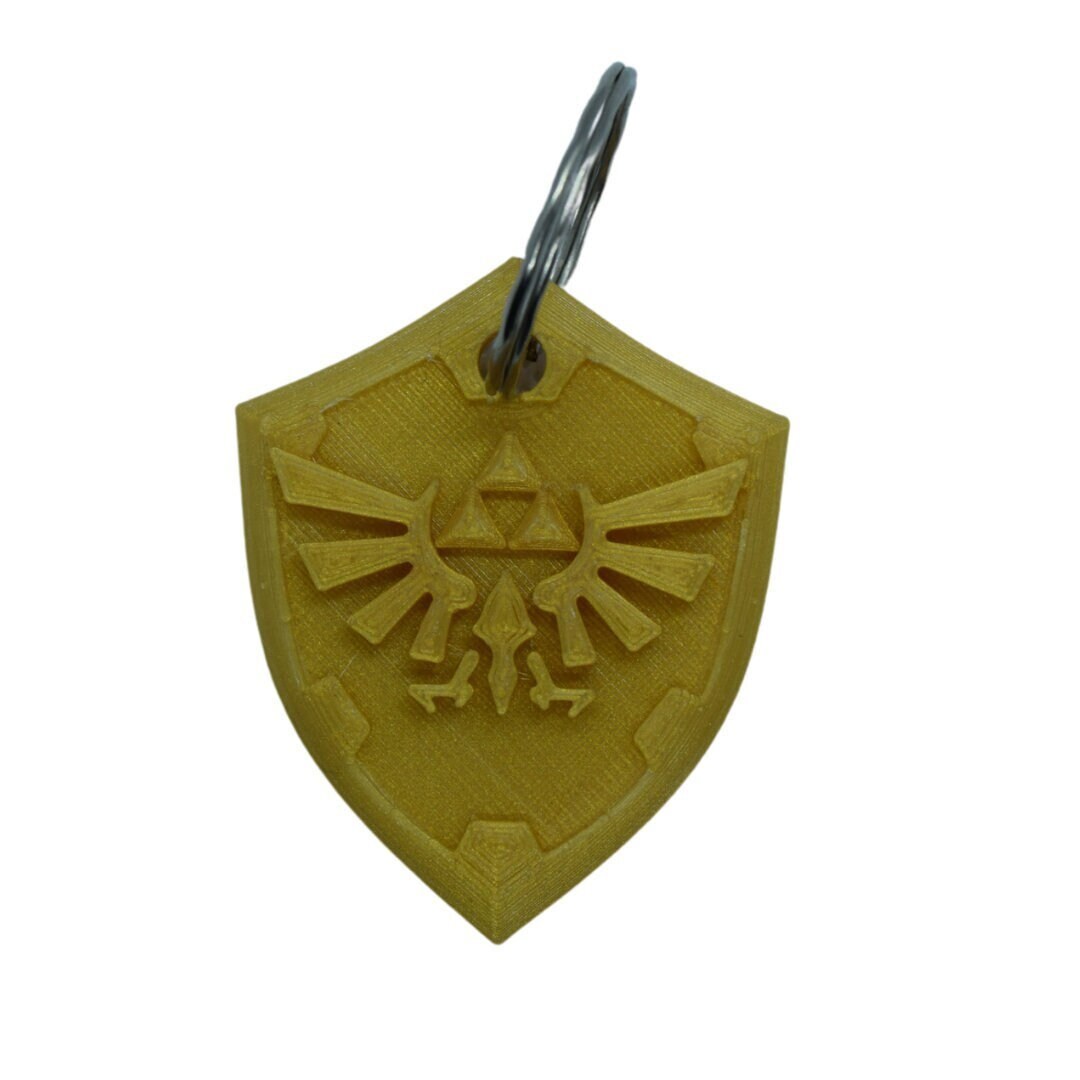 Zelda Hylian Shield Keychain in PLA 3D Printing. - Etsy