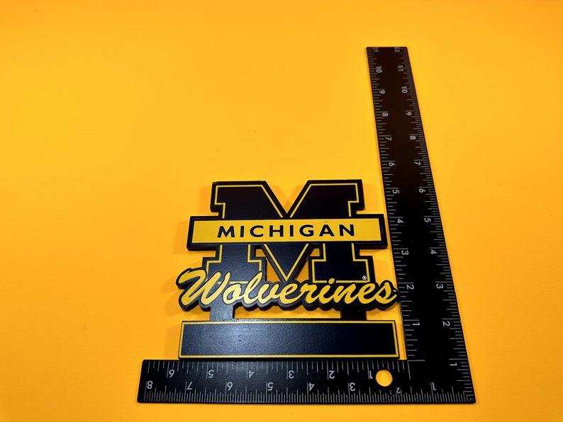 Michigan Wolverines Vintage Team Logo Medium Plaque Shelia's ...