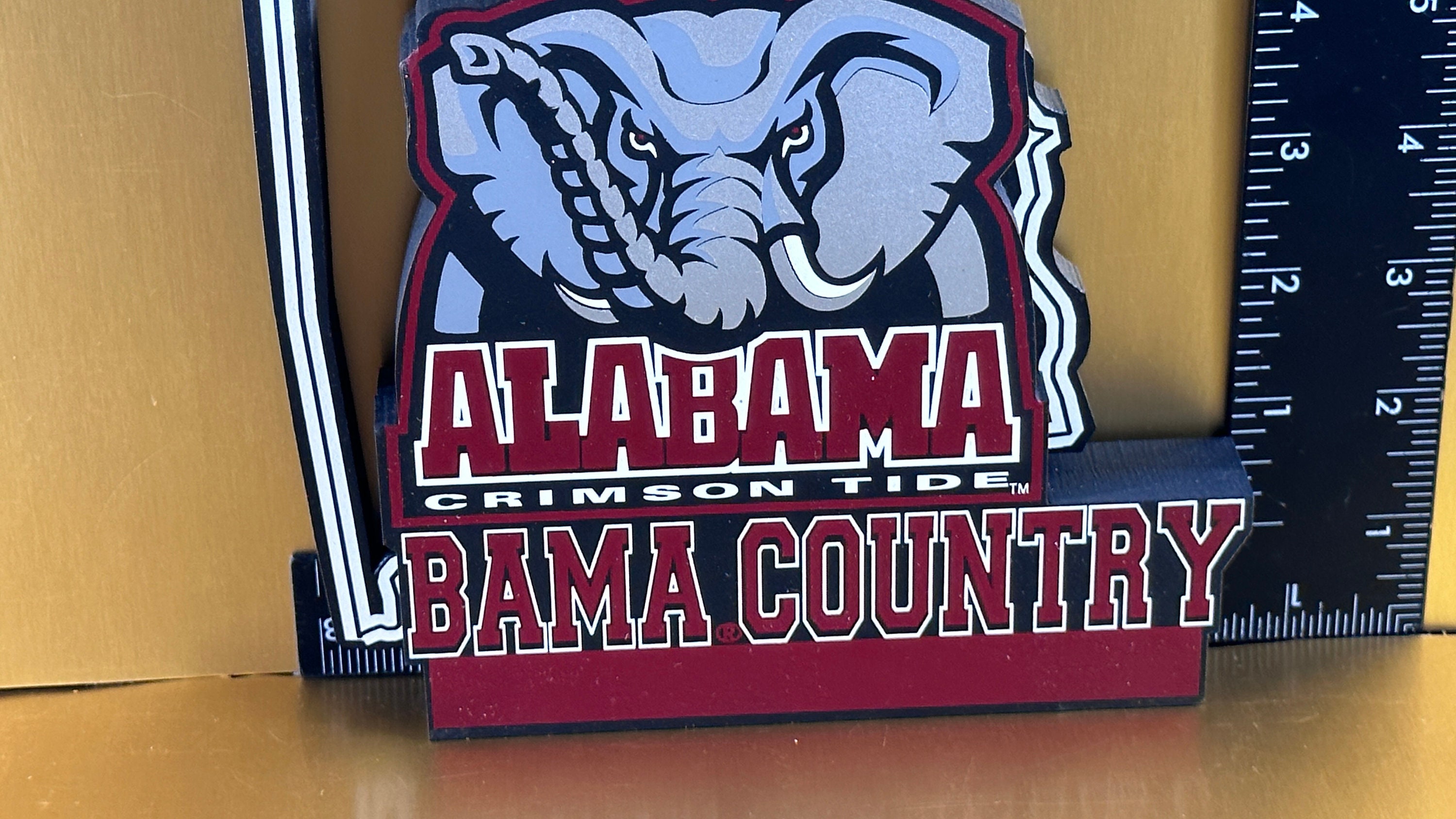 Alabama Crimson Tide Vintage Map Outline Team Decor Shelia's ...