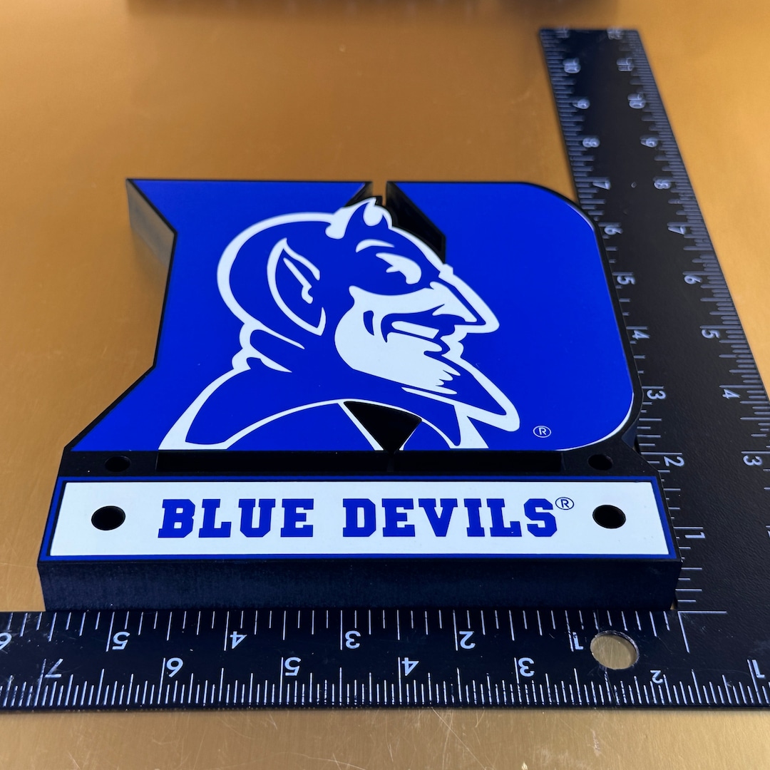 Duke Blue Devils Vintage Wooden 3D Wall Mountable Art (hardware Included) by Shelia's ...