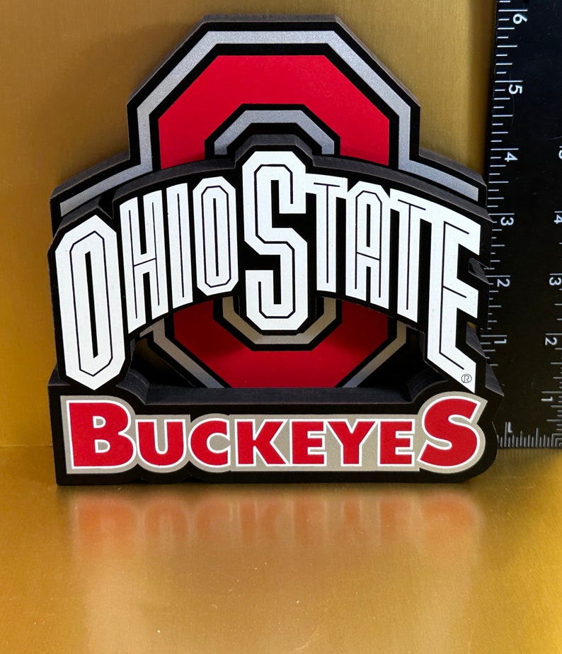 Ohio State Buckeyes Vintage Wooden Team Logo Plaque Shelia's ...