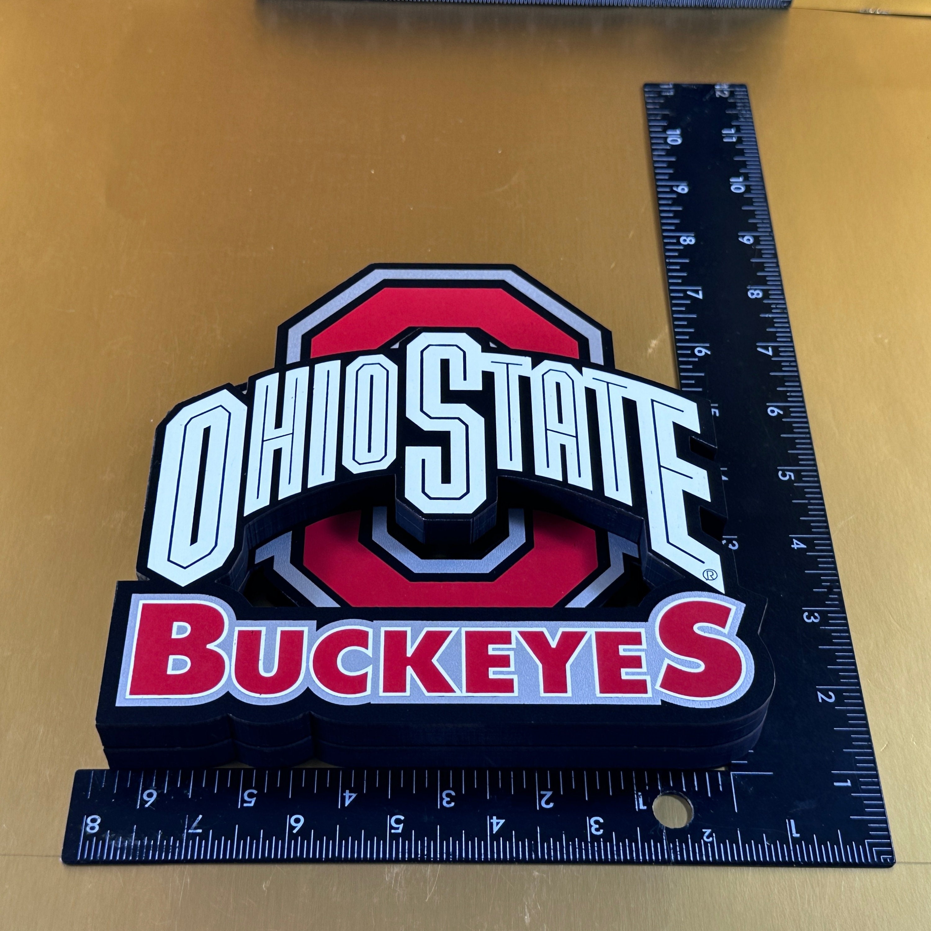 Ohio State Buckeyes Vintage Wooden Team Logo Plaque Shelia's ...