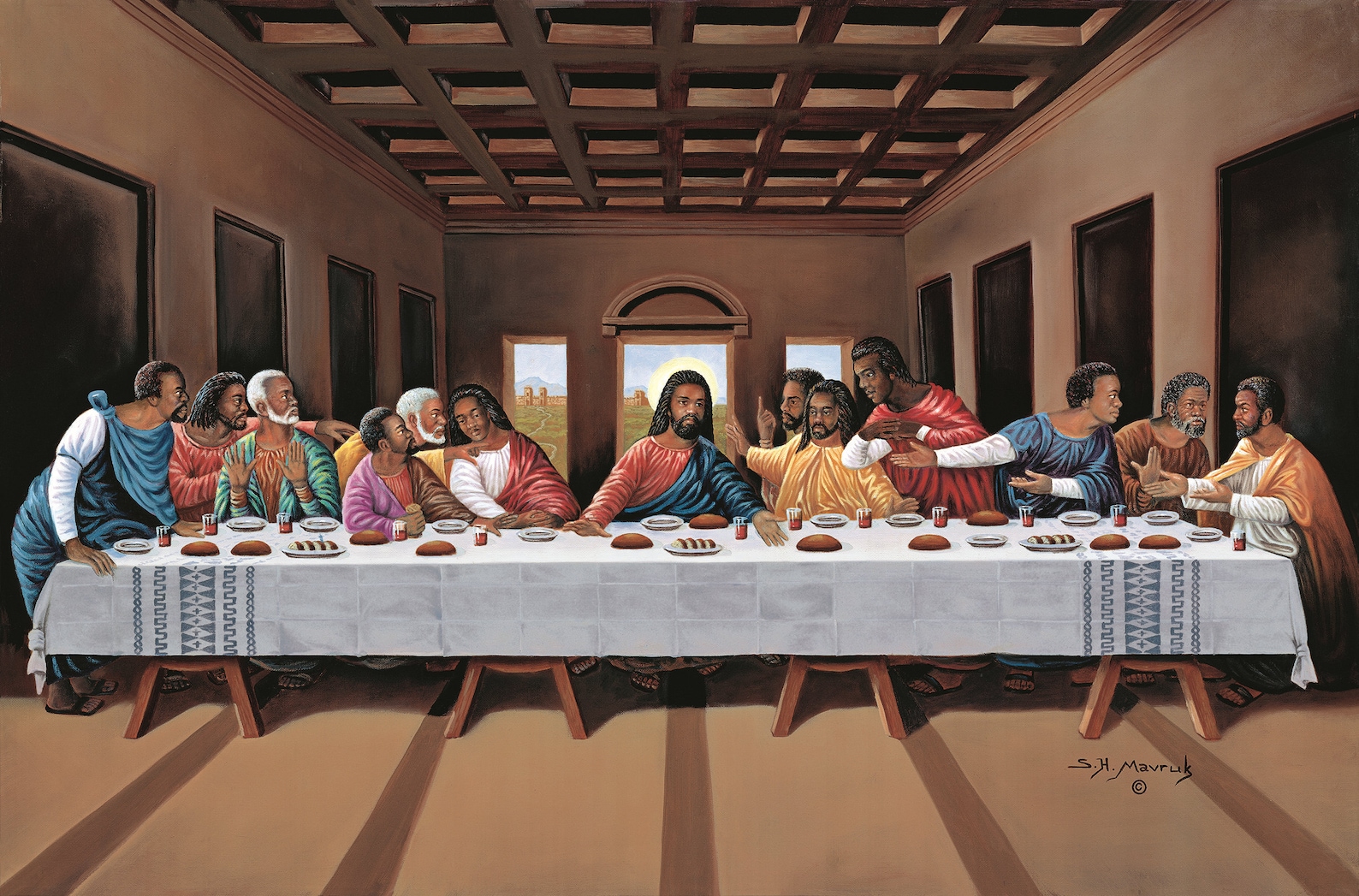 Last Supper Print on Paper - Etsy