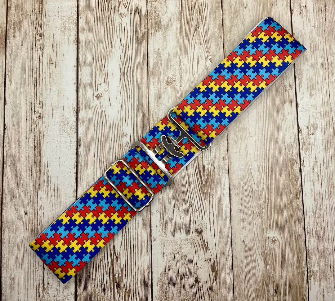 1.5” AUTISM AWARENESS Equestrian Belt - Riding Belt - Surcingle Riding ...