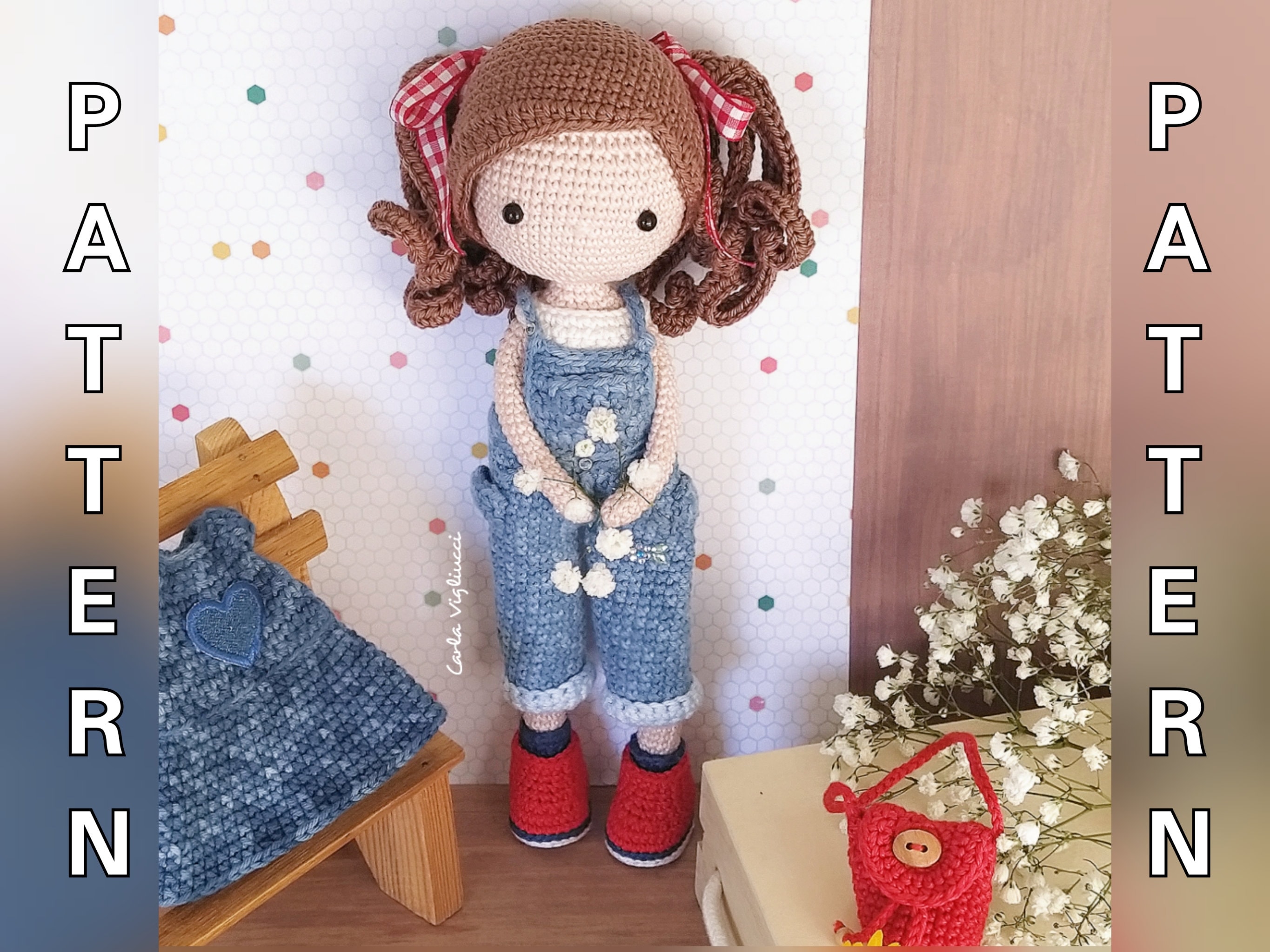 Doll Lily Crochet Amigurumi Doll Crochet Doll With Etsy De