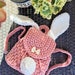 Kids Backpack Rabbit. Crochet Children's Backpack in the Form of a ...