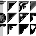 Photo Overlays Decorative Corners, SVG and PNG Bundle. - Etsy
