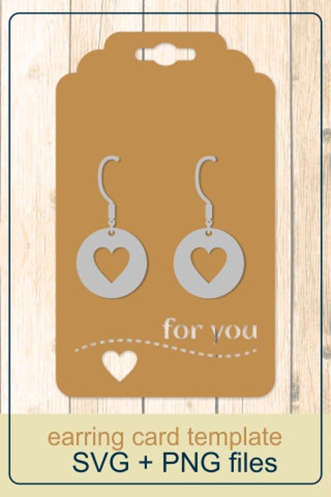 Earring Card SVG PNG Bundle 11 for You - Etsy