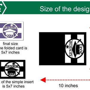 2025 Graduation Card SVG, DXF, and PNG - a Bundle of 3 Unique Designs ...