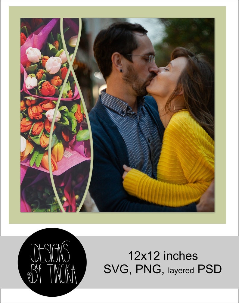 Photo Collage Template Bundle: Scrapbooking Layouts (SVG, PNG, PSD) - Etsy