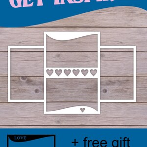 Pictures Collage Frame SVG and PNG Bundle - Love. Files for Cricut and ...