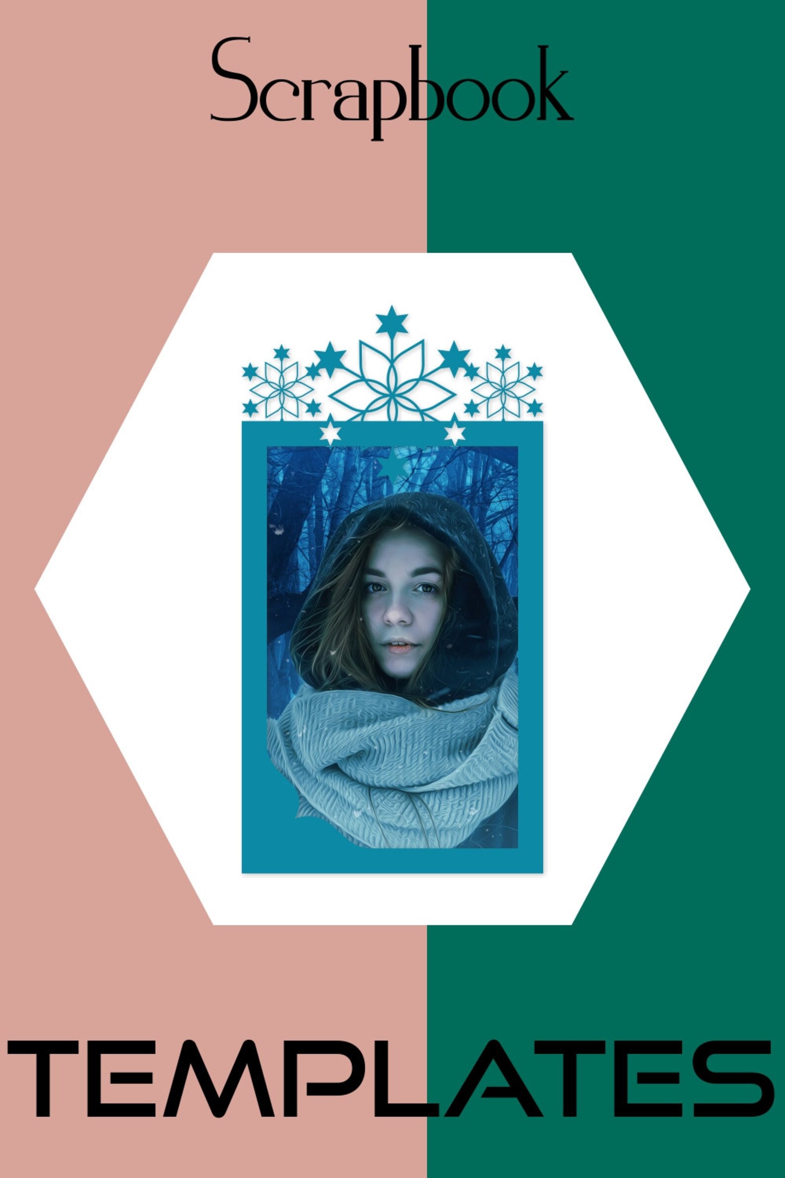 Snowflake SVG PNG Picture Frame Bundle. Winter Photo Frame - Etsy