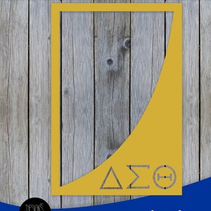 Delta Sigma Theta SVG Picture Frames. - Etsy