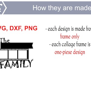 Family Photo Collage Frames SVG Bundle - 9 SVG Photo Collage Frames ...