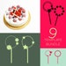 Cake Topper Base SVG PNG Template. - Etsy