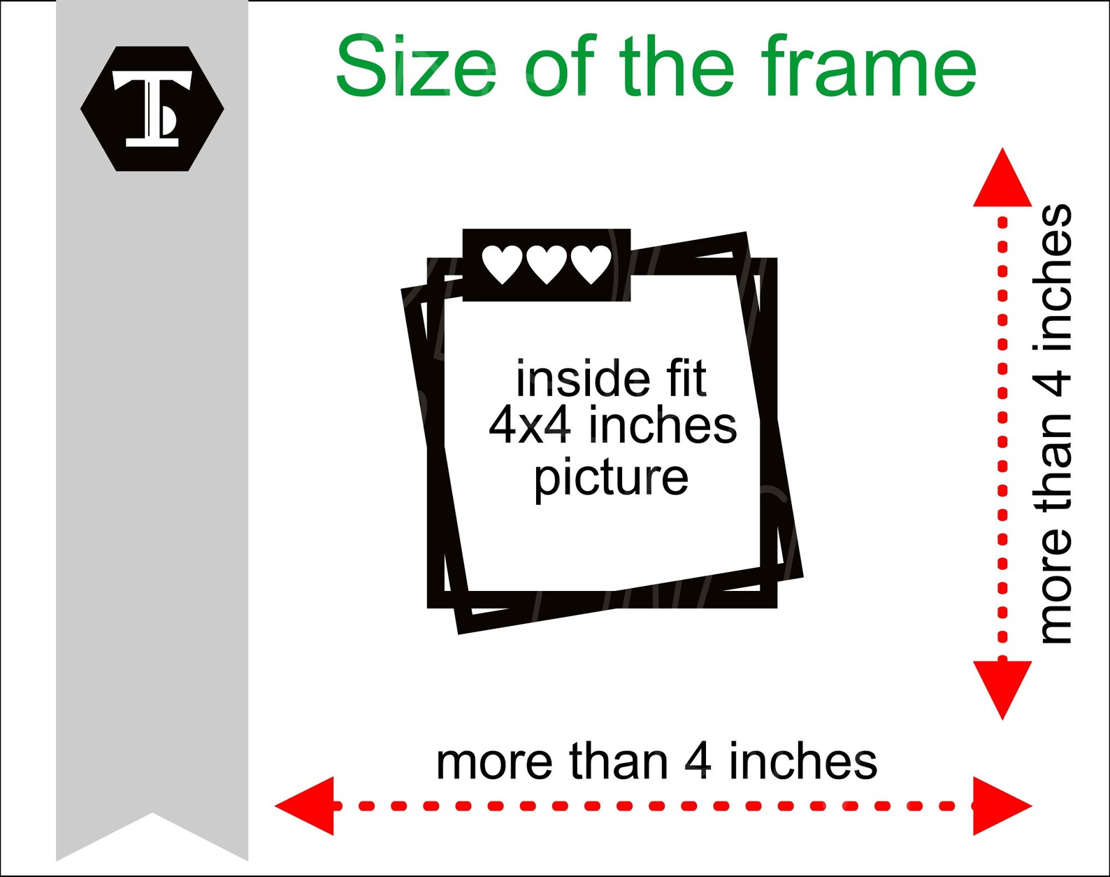 Simple Photo or Collage Square Frame Scrapbook Templates - Etsy