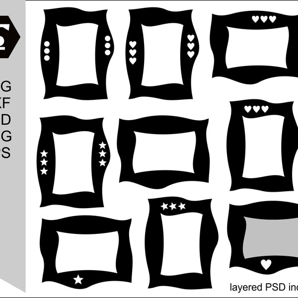 Wavy Photo Frames - Etsy