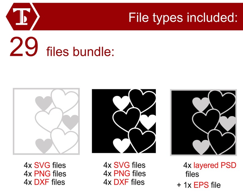 Heart Layout Photo Collage Template or Digital Scrapbooking - Etsy