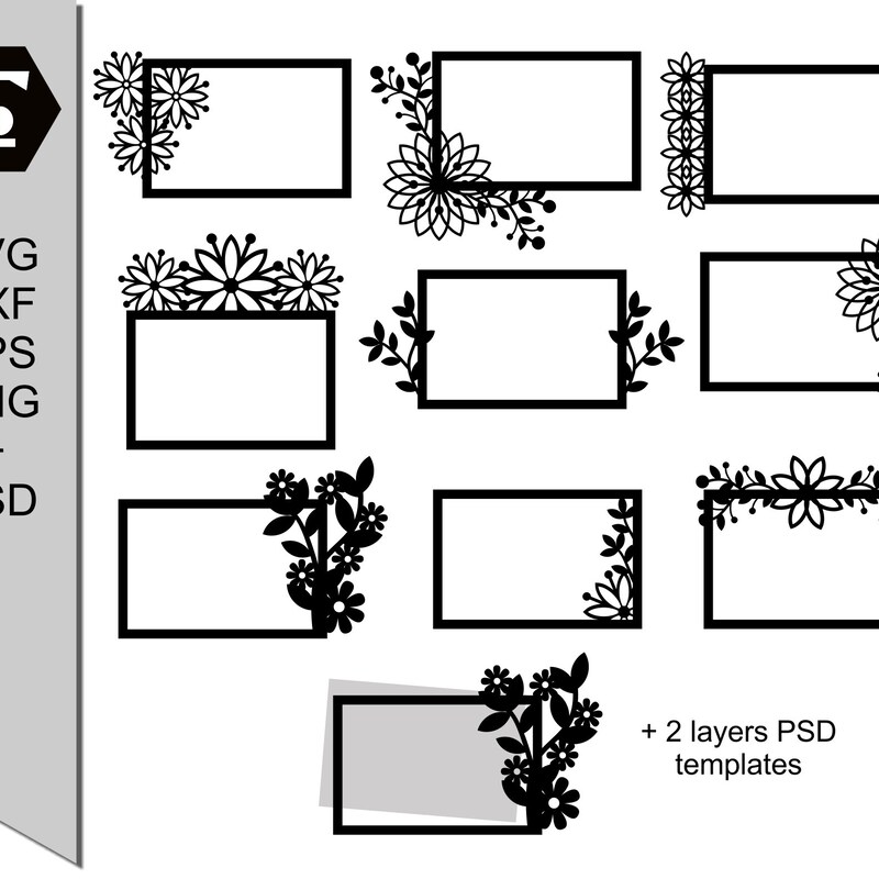 Frame Svg - Etsy