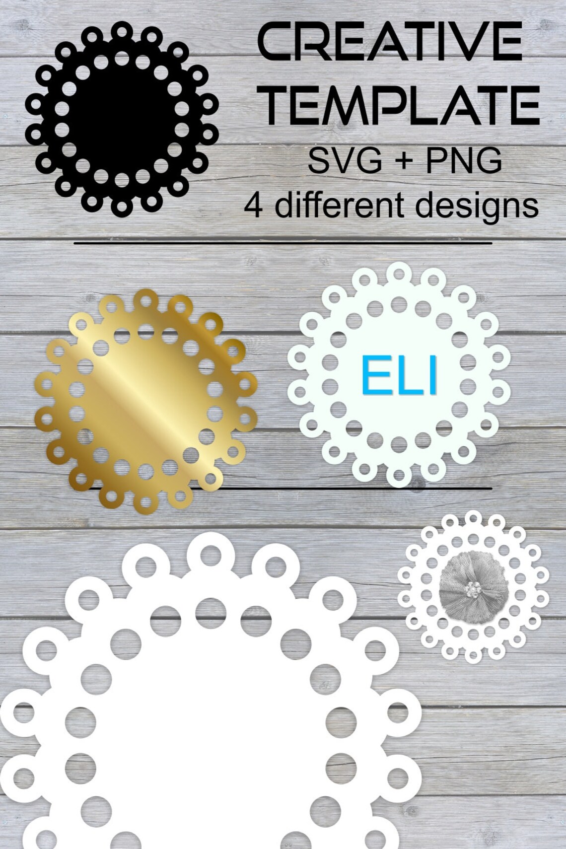 Doily/lace SVG Designs, Template for Decorated Photo Matte or Picture ...