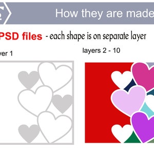 Heart Photo Collage Template – SVG PSD Cut Files (digital Download) - Etsy