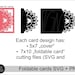 5x7 Foldable Decorative Card Template SVG PNG Bundle 1 - 24 Files ...