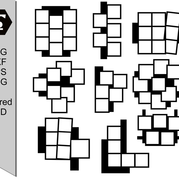 Custom Picture Collage Svg - Etsy