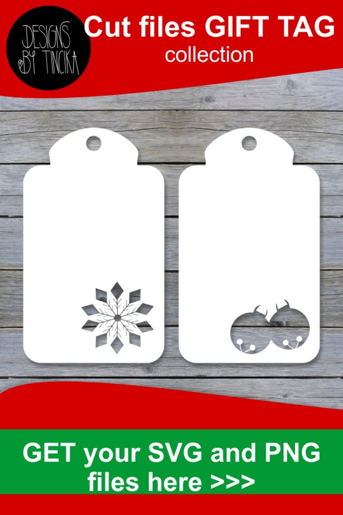 Christmas tag SVG. Gift tag SVG bundle. | Etsy