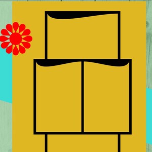 4 Picture Collage Frame Bundle, SVG Files for Cricut and PNG Black ...