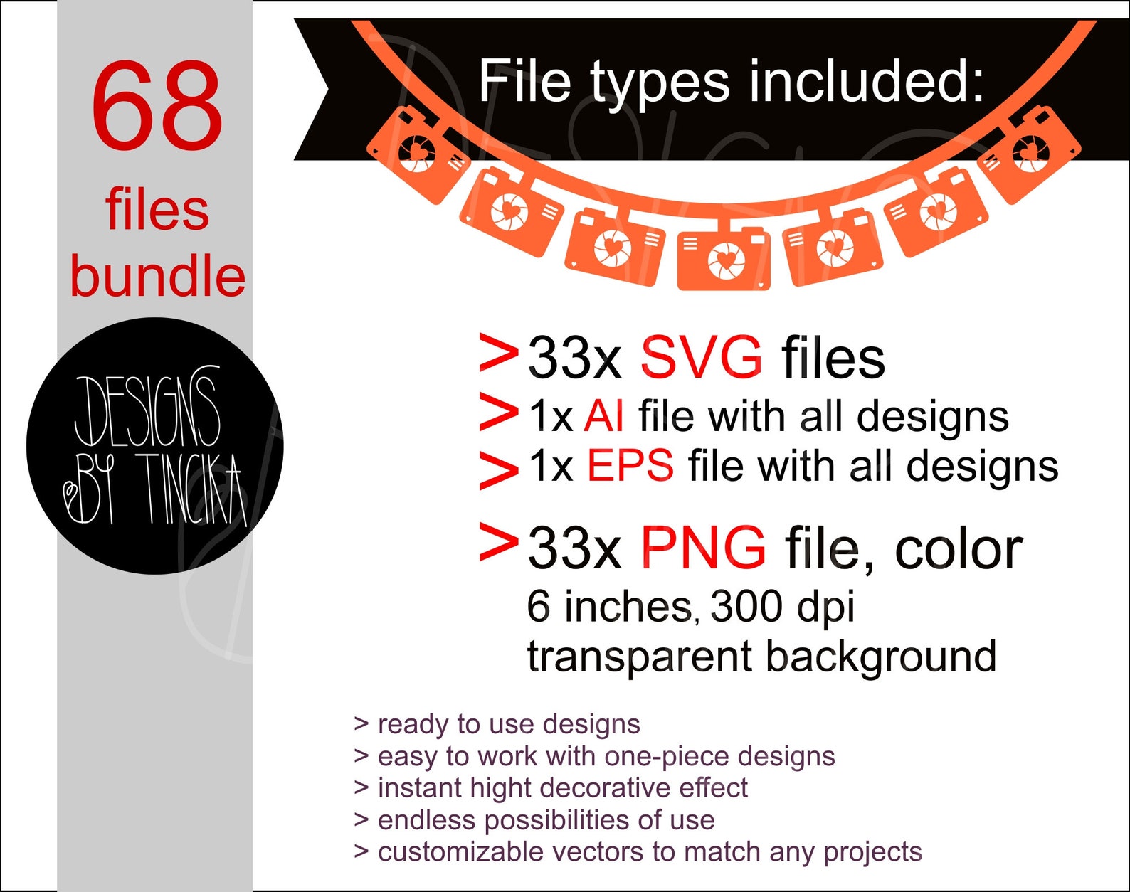 Bunting Banner SVG PNG Bundle. Unique Birthday Party Banners. - Etsy