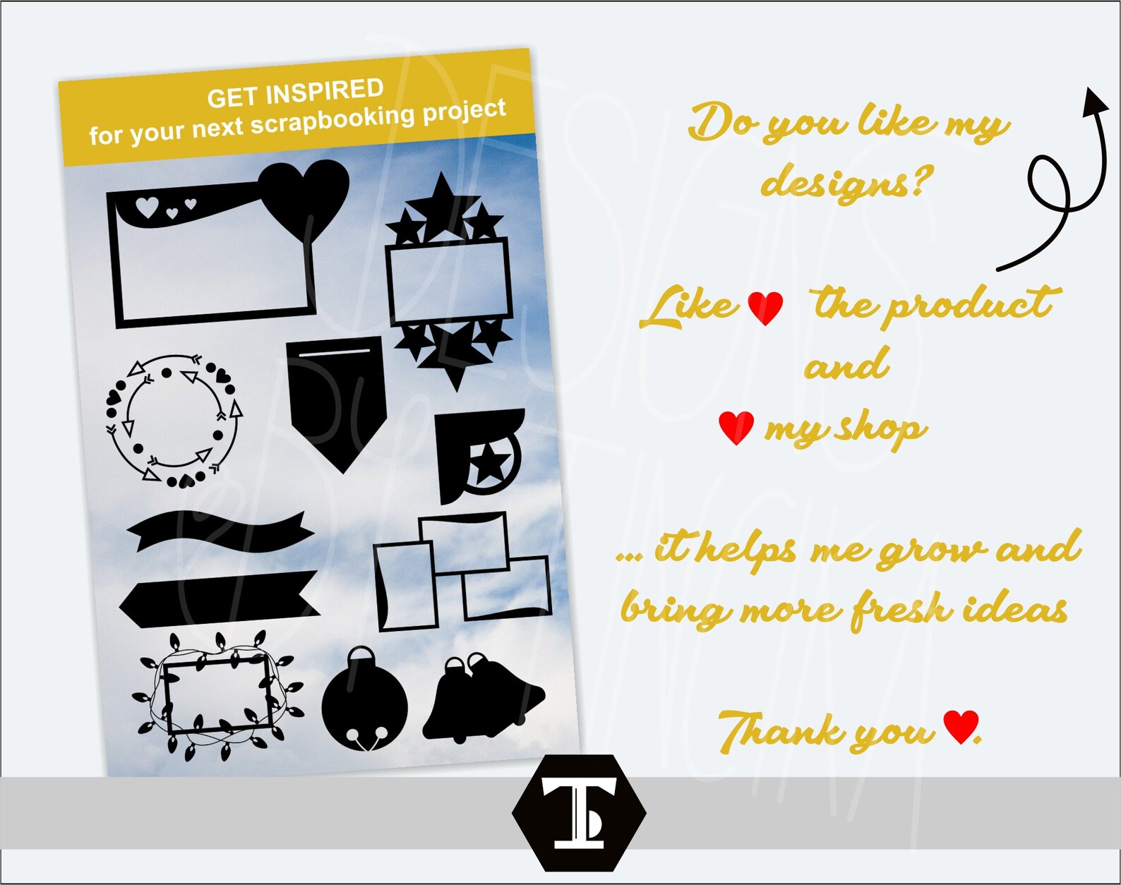 Banner SVG, PNG. Basic Banner Shapes Bundle, Cut Files for Cricut or ...